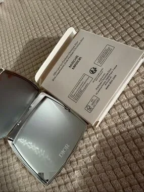 Dior | Other | Dior Silver Cd Logo Compact Mirror | Poshmark